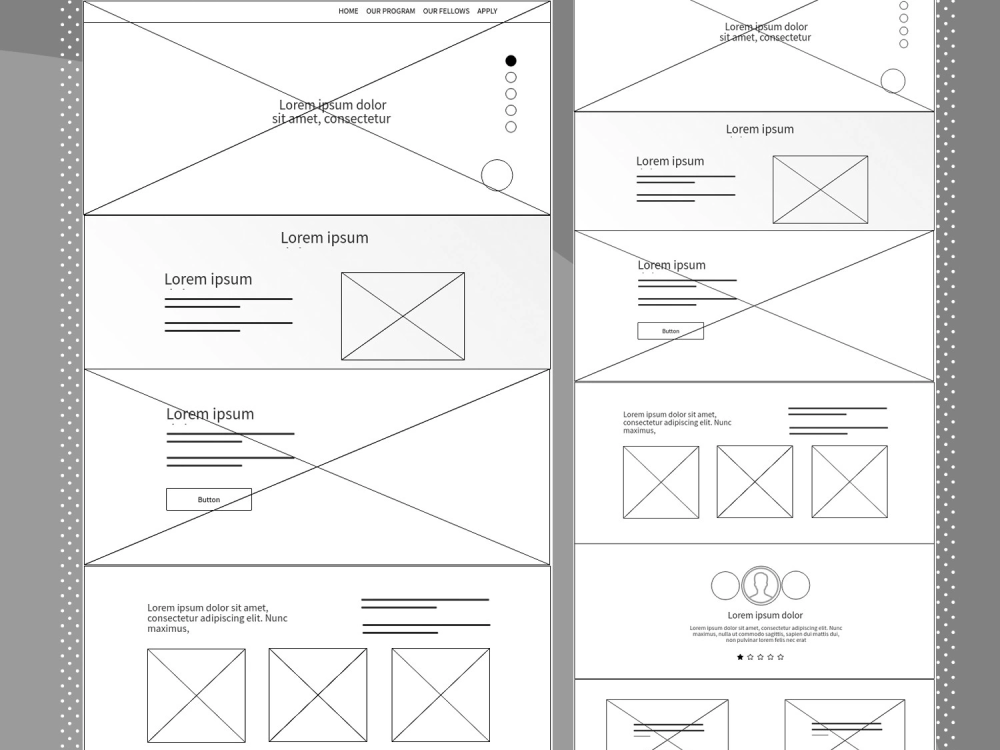 Wireframe design for your website | Upwork