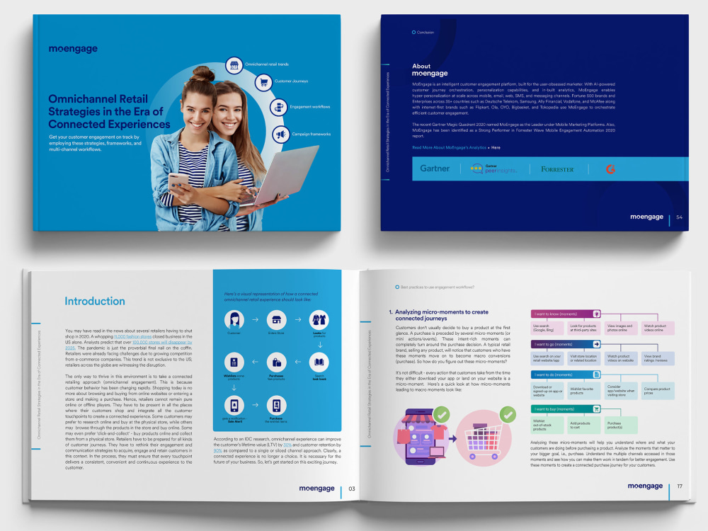 A professional document layout, PDF document, Report Design, Annual ...