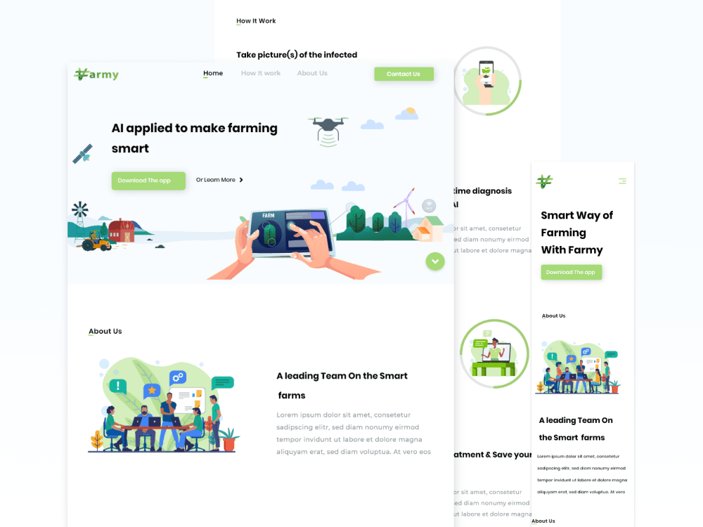 A clean UI/UX Design for your Web/Mobile app | Upwork