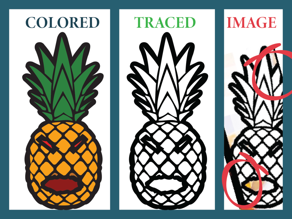 A High Quality Vector Design of Your logo/Hand Drawn Sktech /Low Res ...