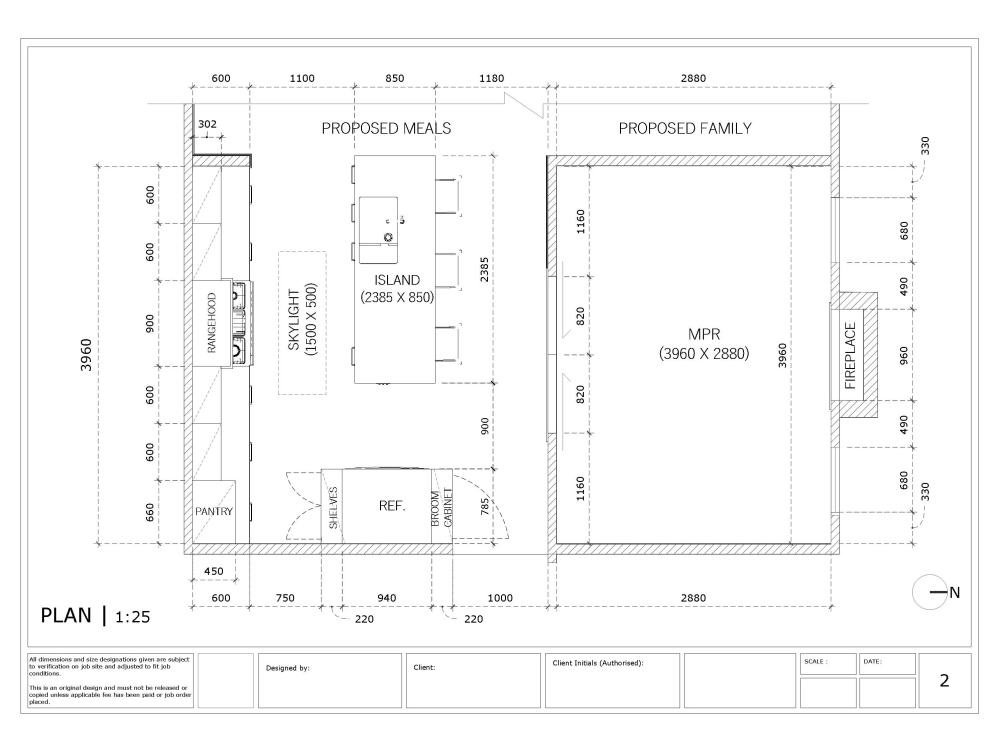 Interior Design drawing docket for your project | Upwork