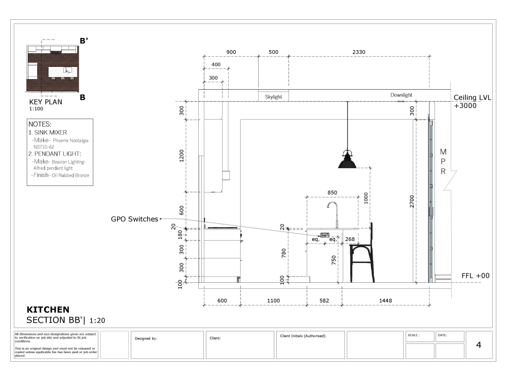 Interior Design drawing docket for your project | Upwork