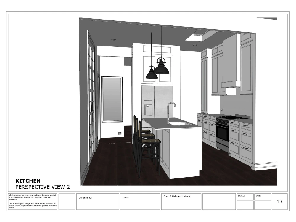 Interior Design drawing docket for your project | Upwork