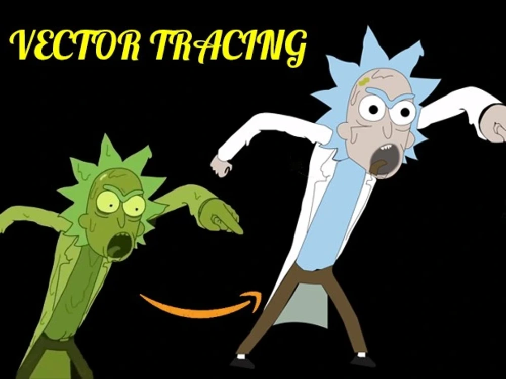 Image trace redraw log and vectorize bitmap to editable format | Upwork