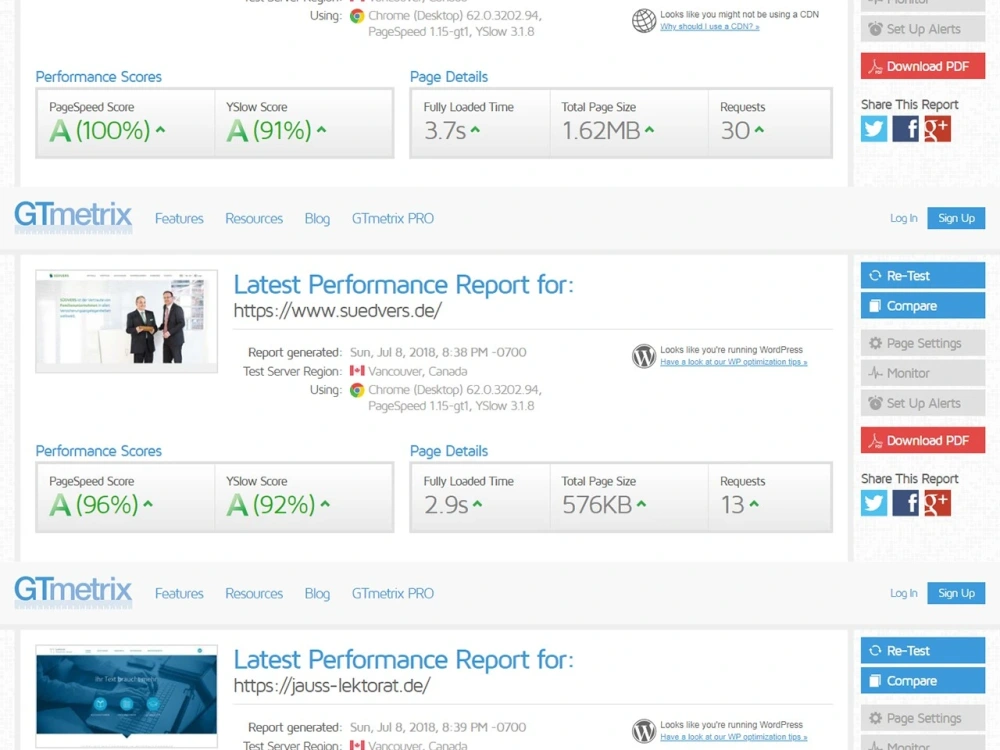 WordPress Speed Optimization (PageSpeed Insights / GTMetrix / Pingdom) | Upwork