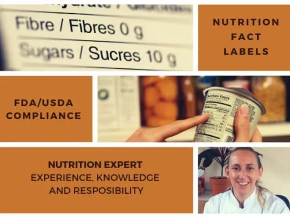 Your FDA Nutrition Fact Label | Upwork