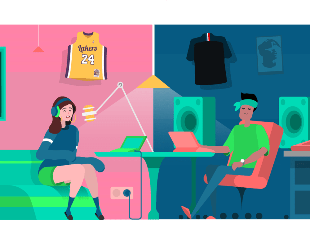 A vector header web animation | Upwork