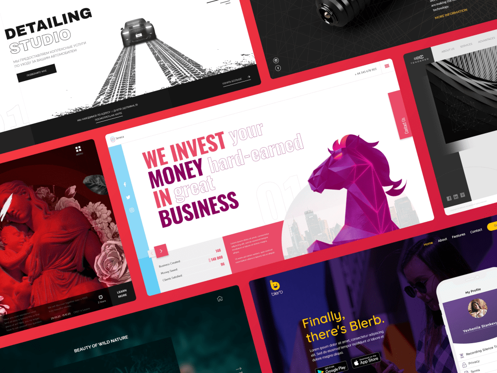 A professional website ux/ui design for your business | Upwork