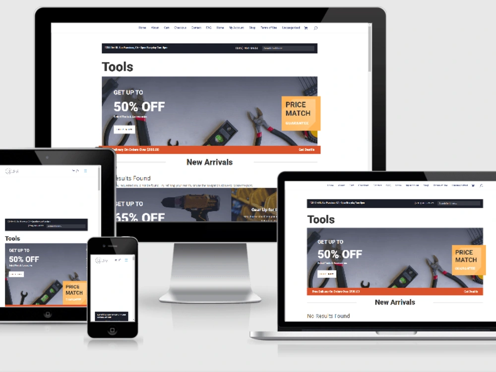 Modern multivendor webshop online store, wordpress woocommerce shop ...