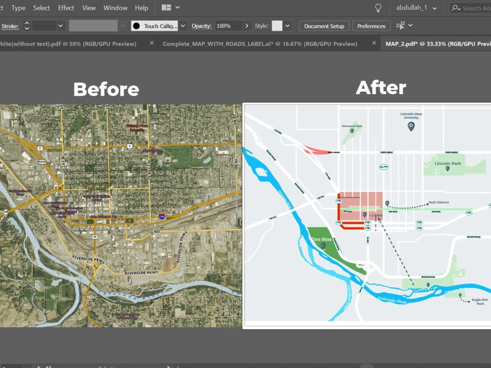 Vector map or map Illustrations | Upwork