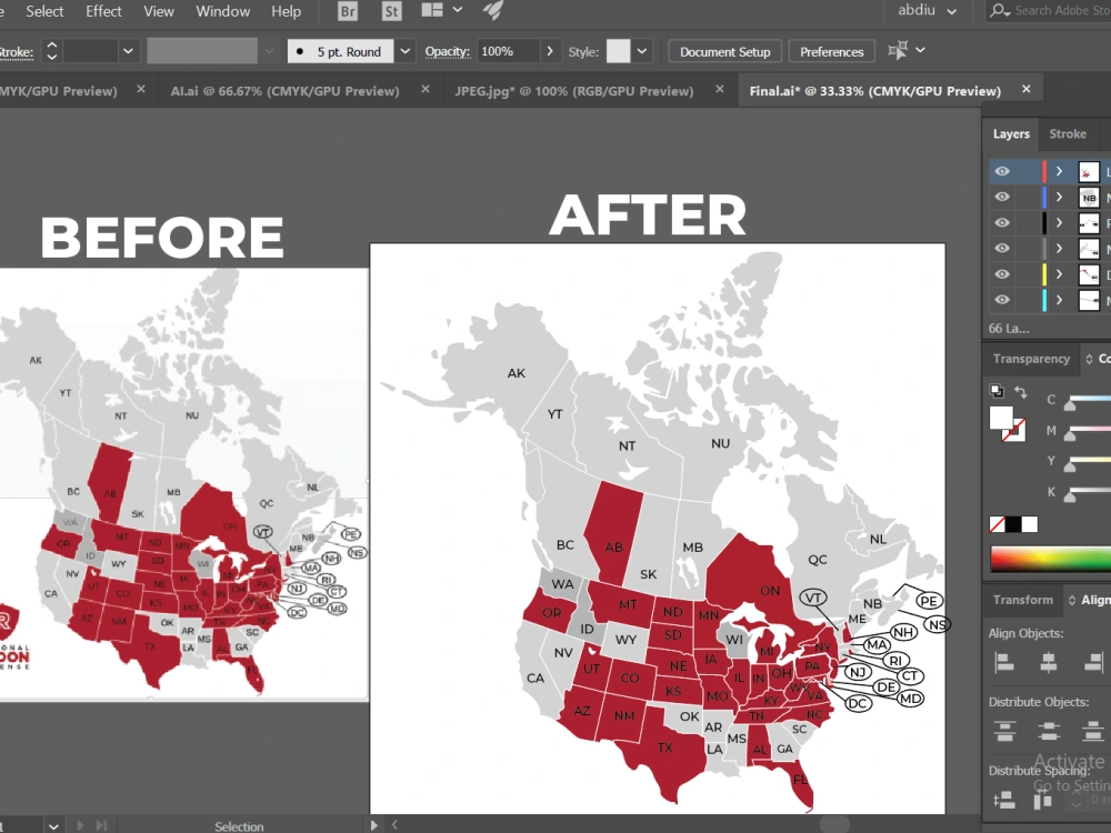 Vector map or map Illustrations | Upwork