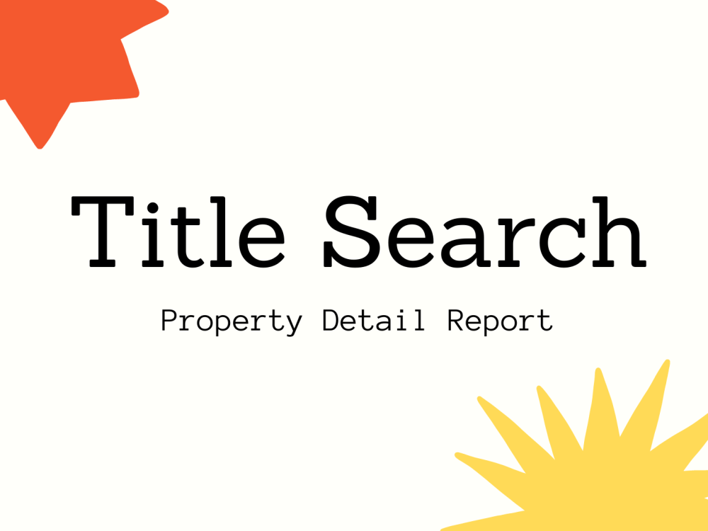 Title Search/Chain of Title of US properties | Upwork