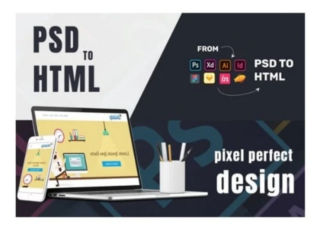 A Website on HTML CSS and JavaScript with fully responsive | Upwork