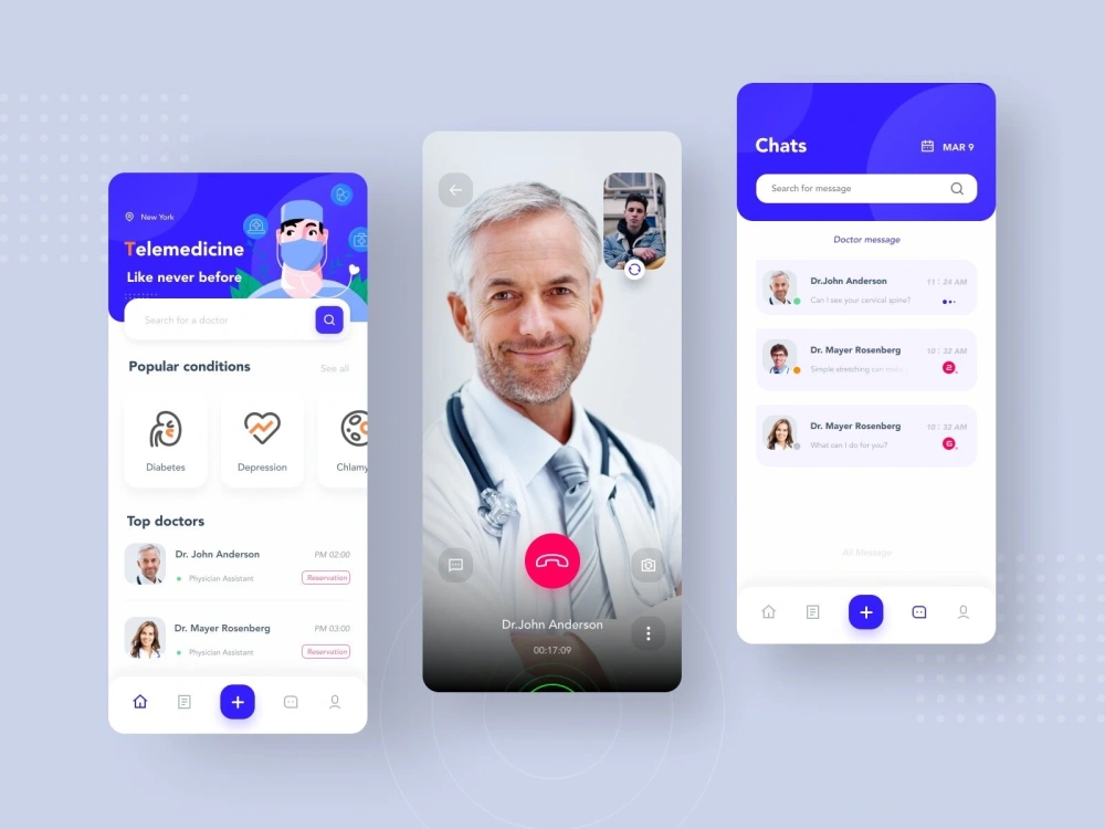 A stunning telemedicine app Website / Mobile app UI / UX designed | Upwork