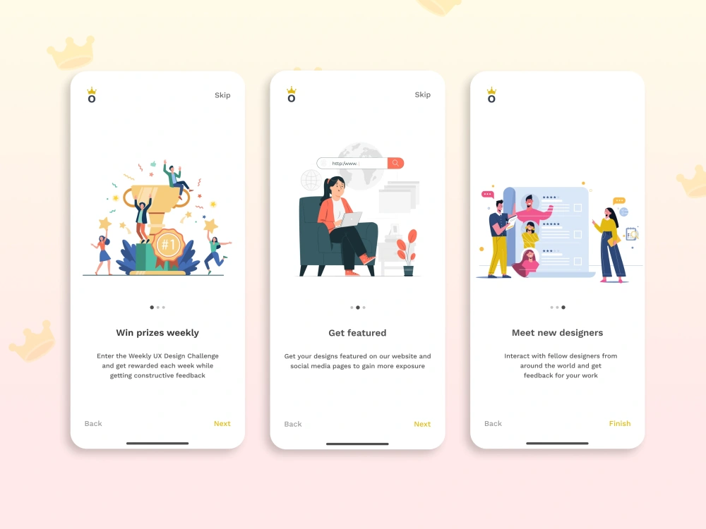 A clean and effective UI designed for any mobile devices on Figma | Upwork