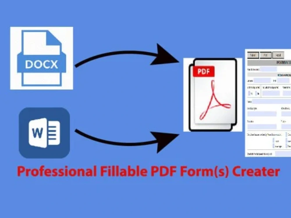 Dynamic fillable PDF form, workbook, and PDF document | Upwork