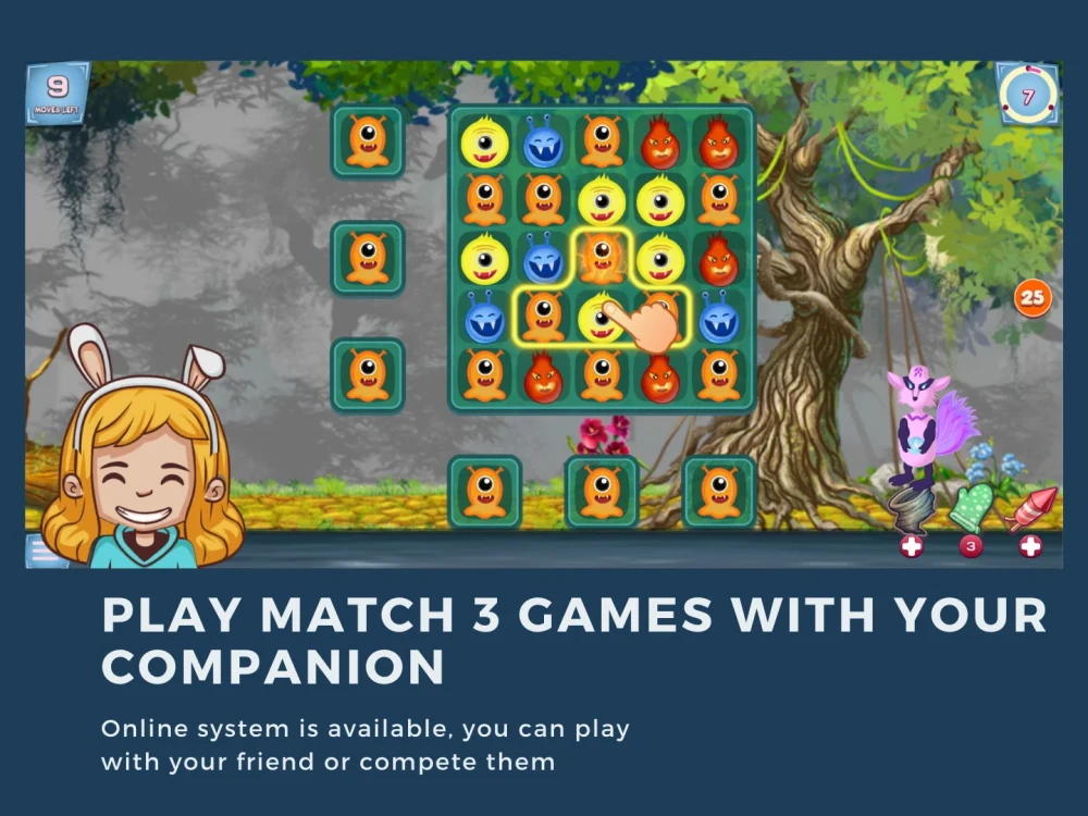 Online multiplayer match 3 games | Upwork