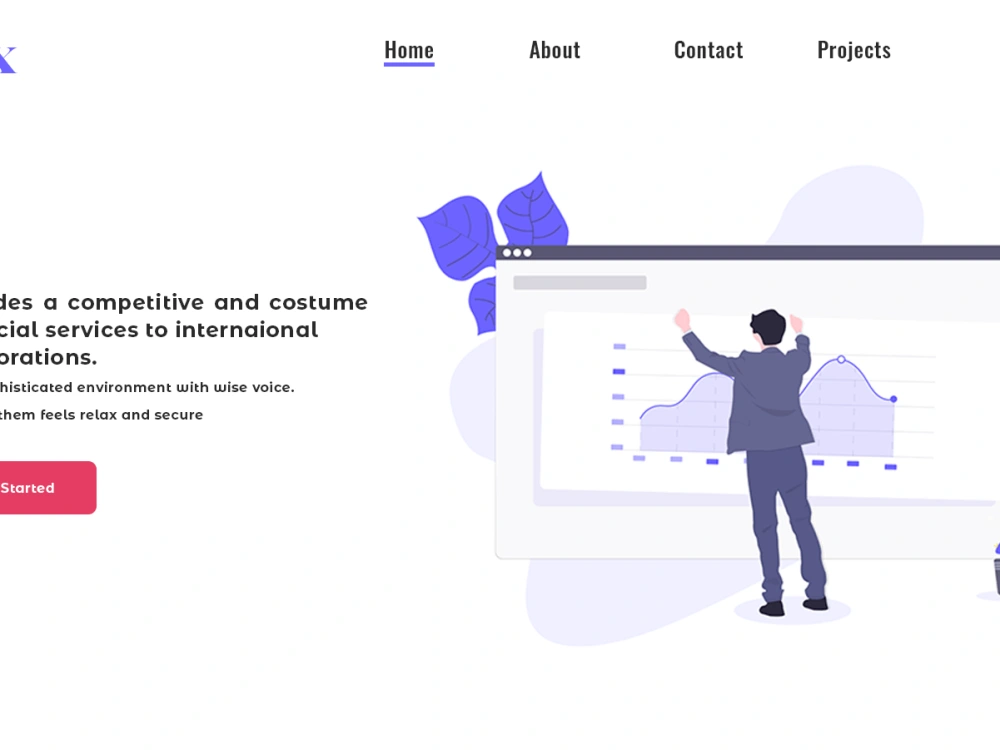 A modern, responsive landing page design | Upwork