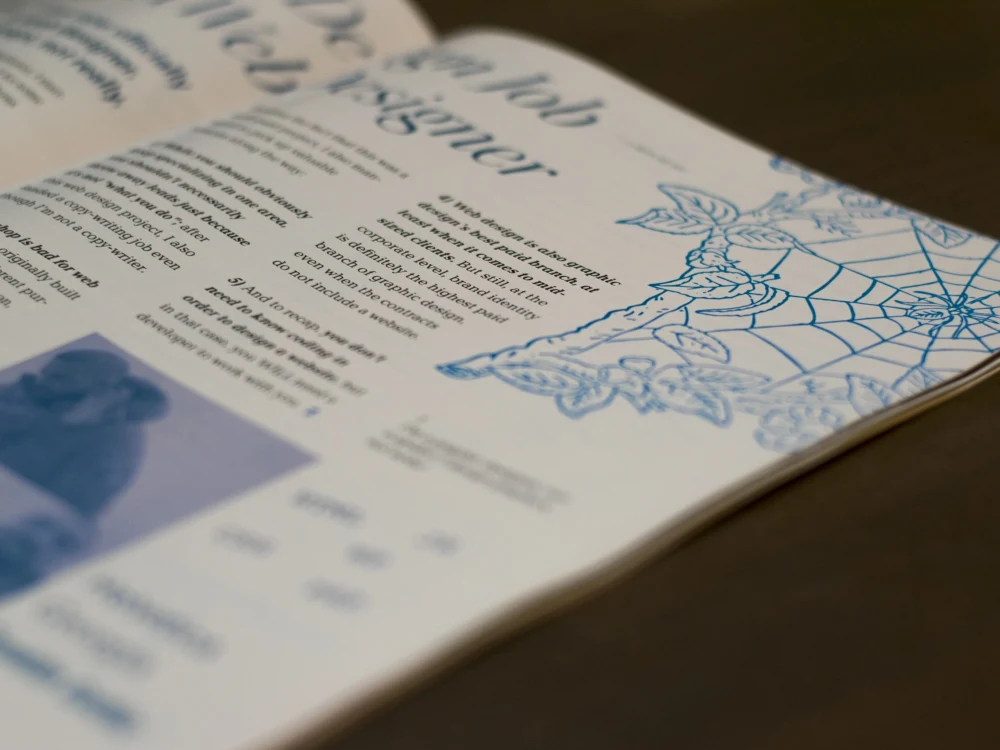 An artsy zine for your publication. | Upwork
