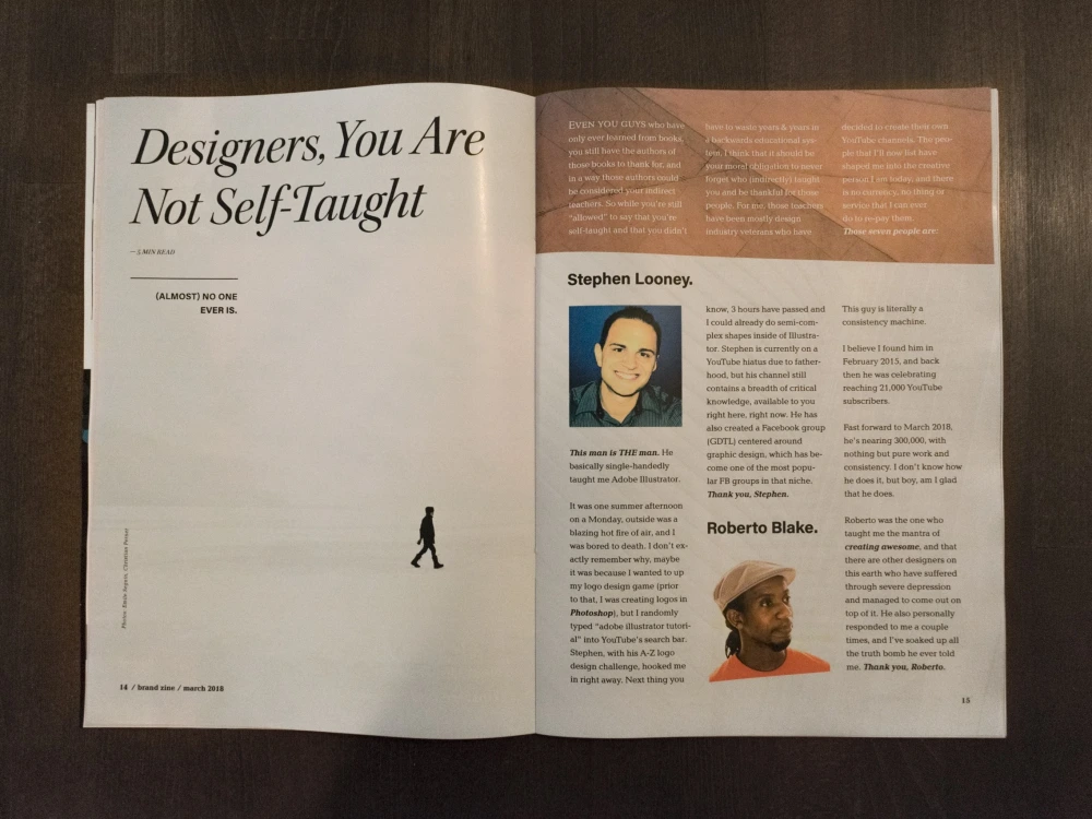 An artsy zine for your publication. | Upwork