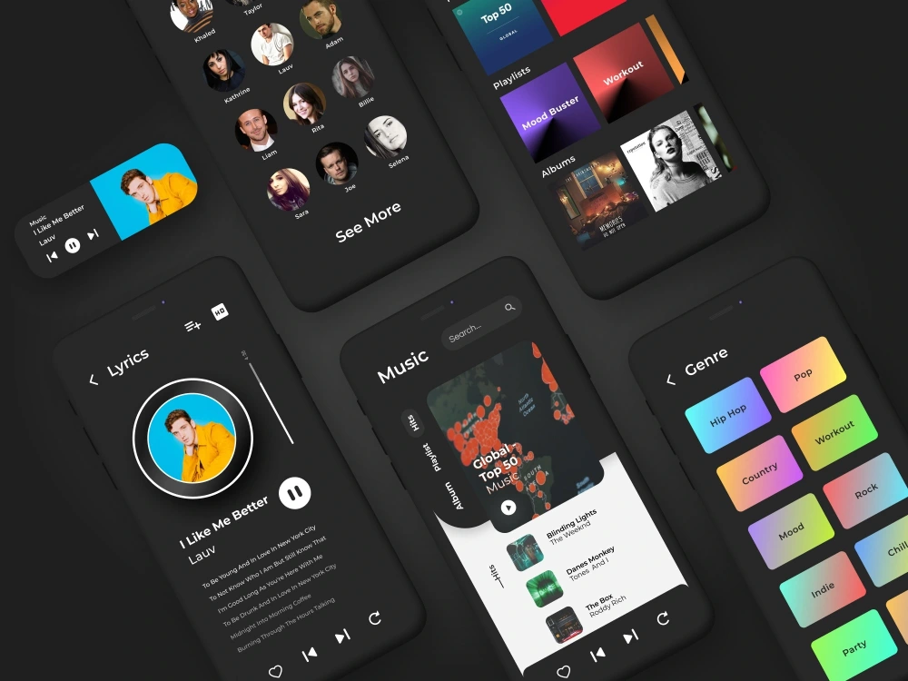 Modern mobile app ui ux design | Upwork