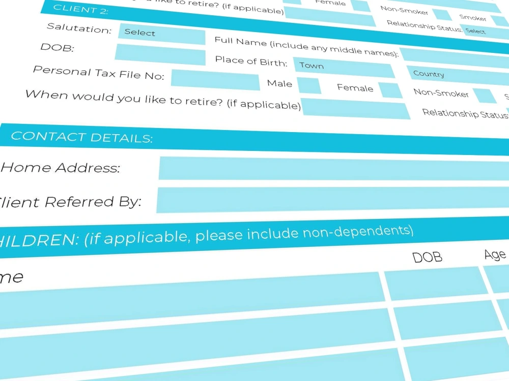 A professional interactive fillable PDF form | Upwork