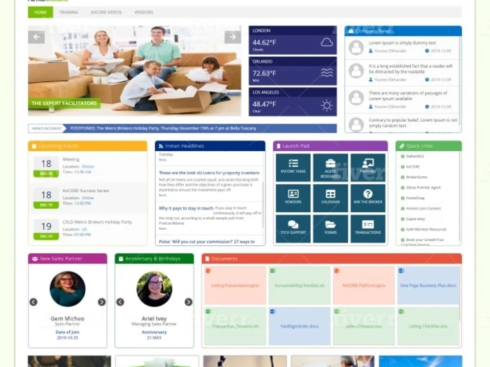 SharePoint Intranet Portal that keeps your organization updated | Upwork