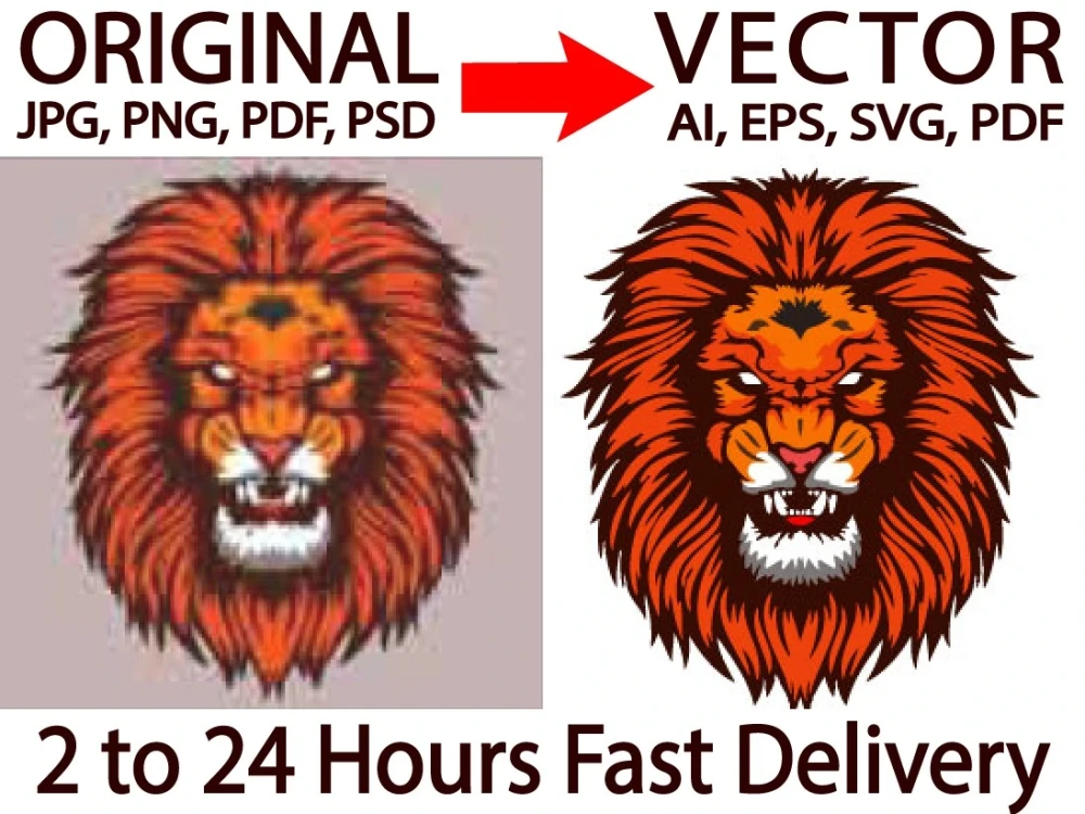 Vector Tracing, Redraw, Convert Low Resolution Logo or Image to vector ...
