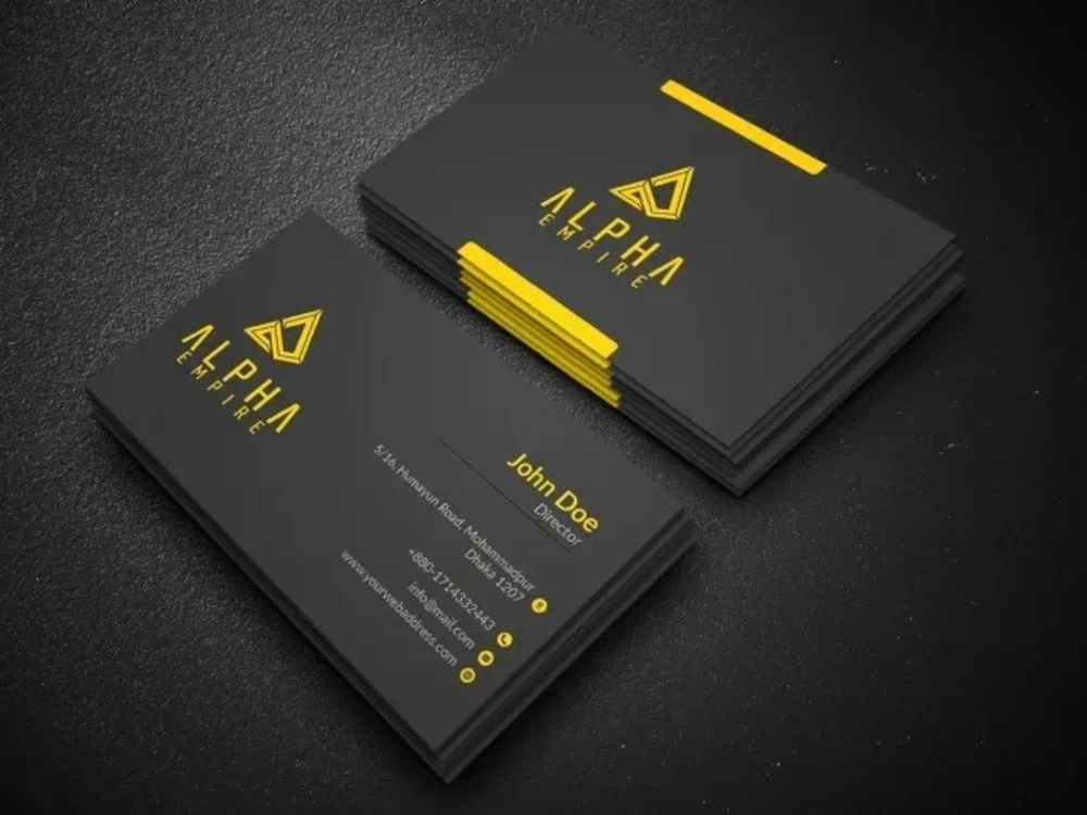 A branded buisness card | Upwork