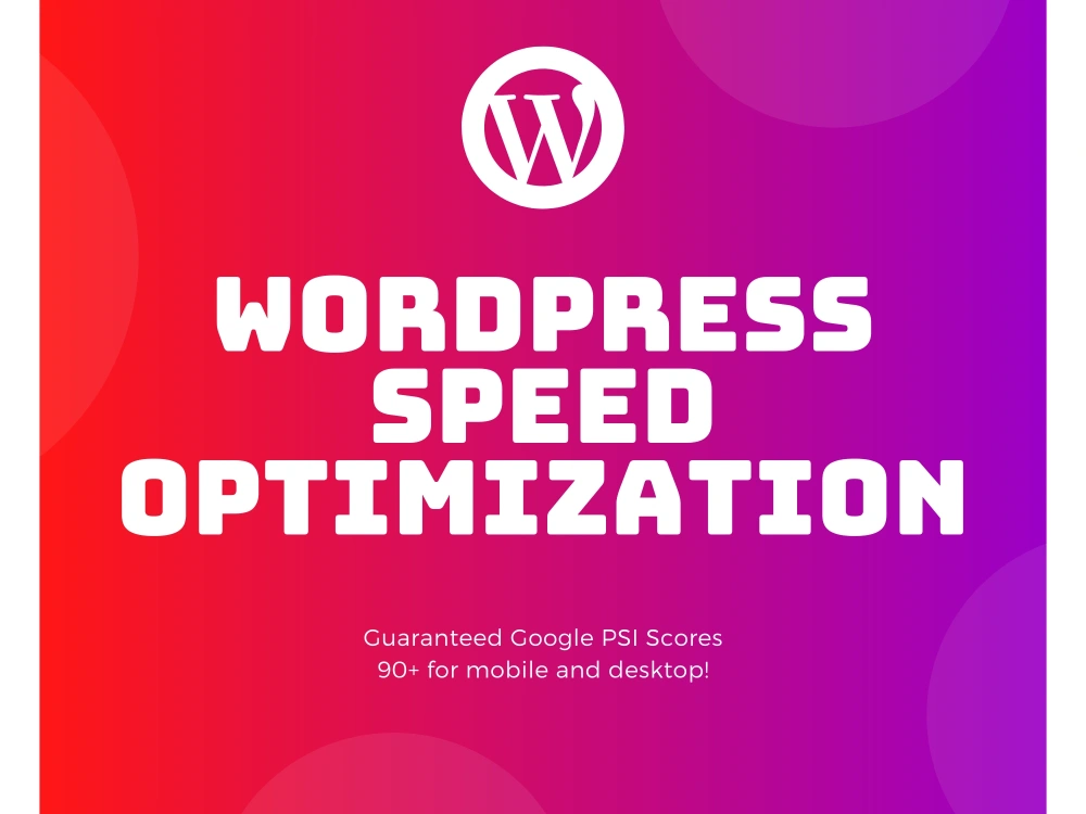 WordPress website speed optimization Expert with 95+ speed score guarantee | Upwork