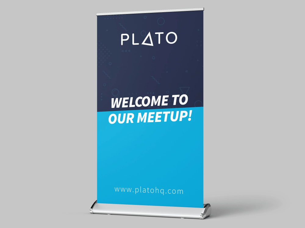 Roll up banner, pull up, retractable, promotion banner ads design | Upwork