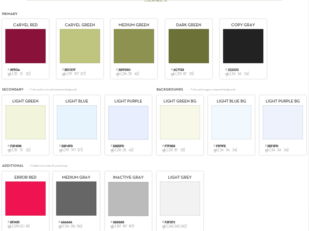 ADA Accessible Color Palette Options plus Annotations | Upwork