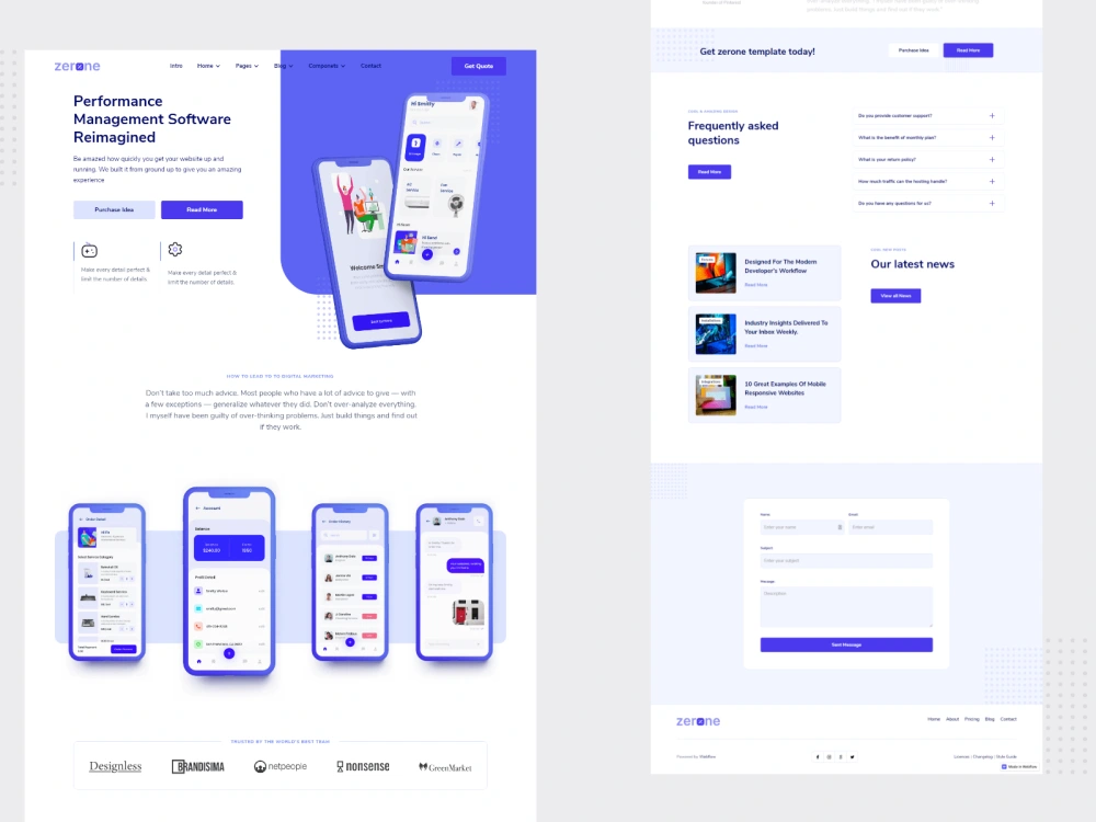 Stunning design or redesign your website with webflow | Upwork
