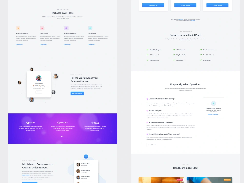 Stunning design or redesign your website with webflow | Upwork