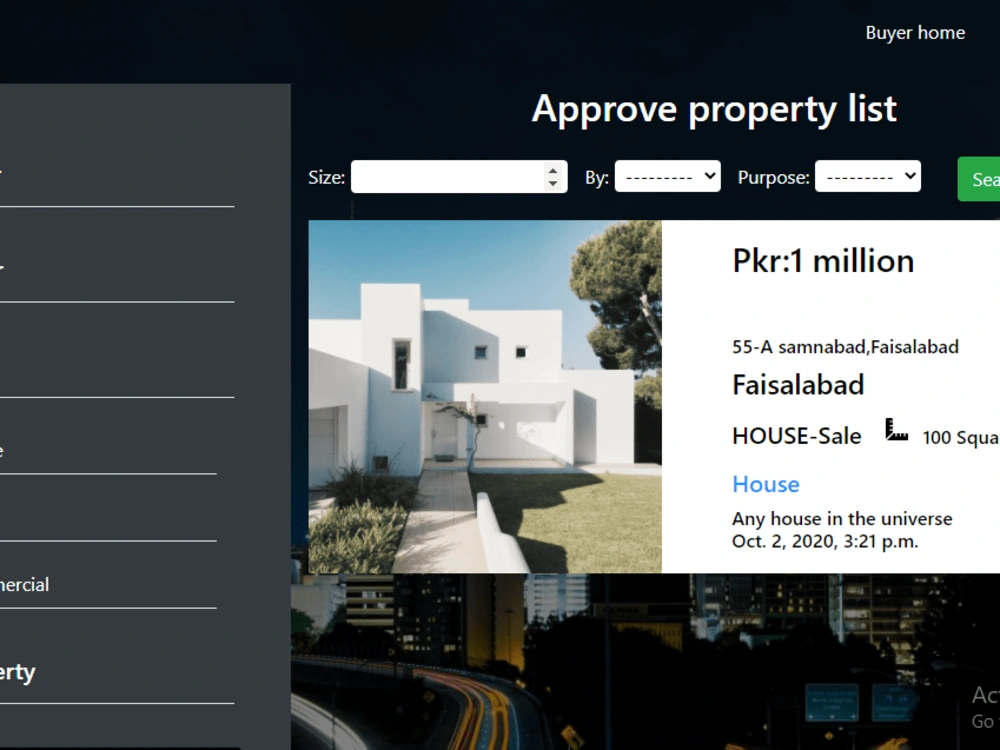 A dynamic and responsive Django web application. | Upwork