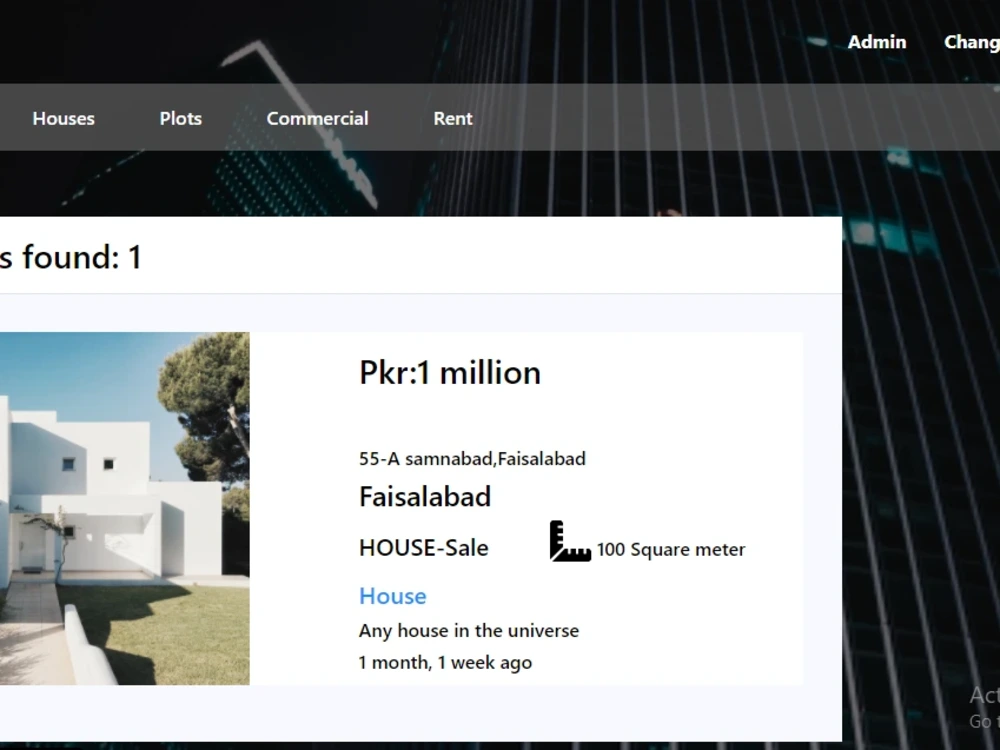 A dynamic and responsive Django web application. | Upwork