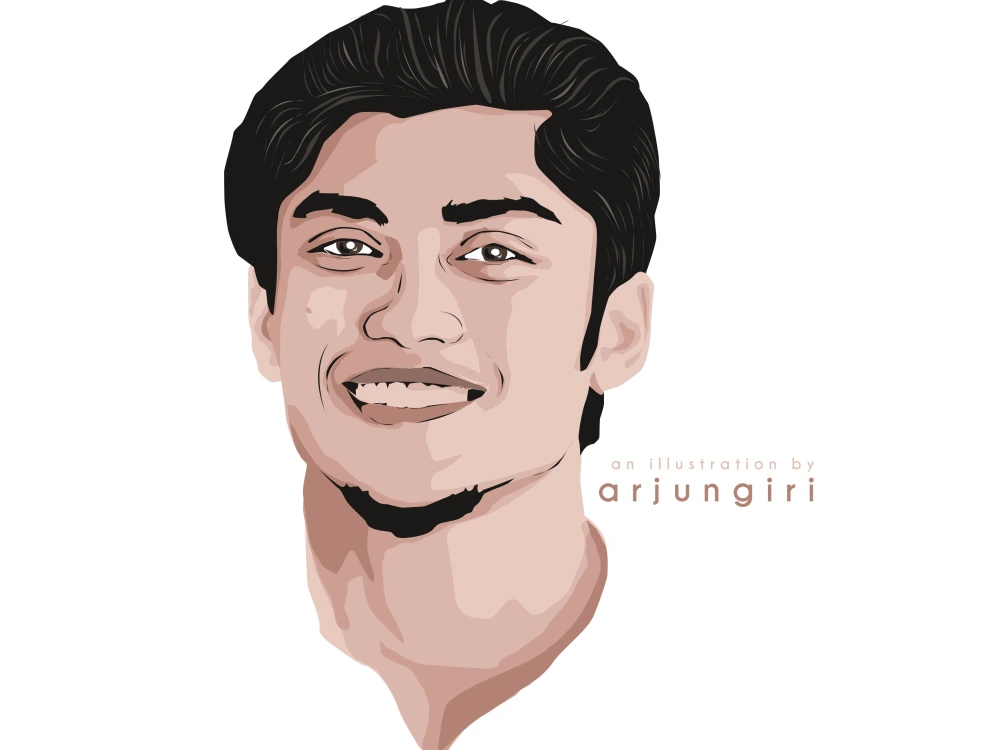 Stunning minimal vector portrait illustrations from the photo | Upwork