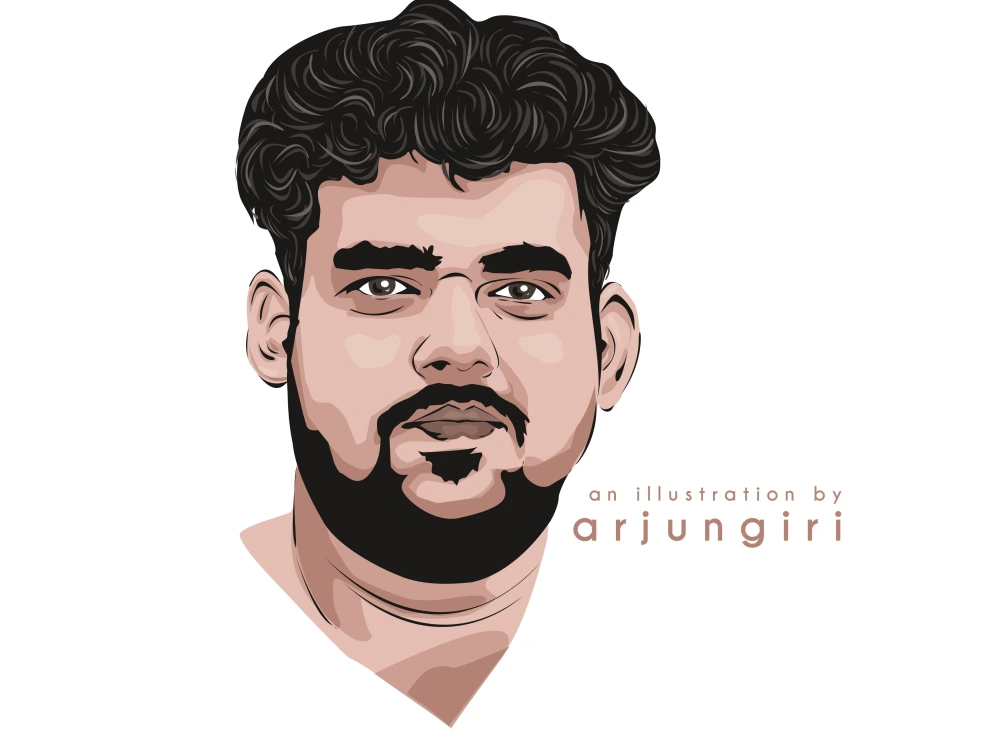 Stunning minimal vector portrait illustrations from the photo | Upwork