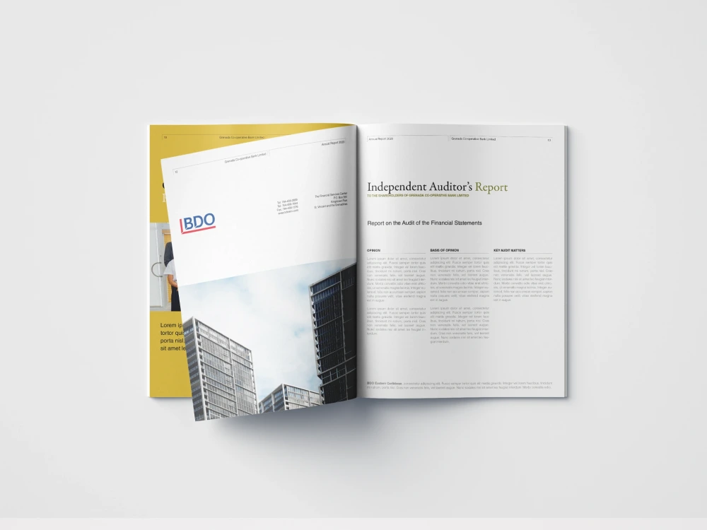 A pixel perfect brochure, by utilizing clean typography, color and ...