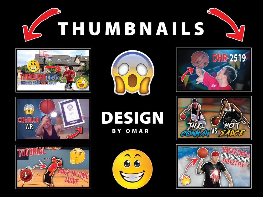 Amazing thumbnails designed for your youtube channel | Upwork