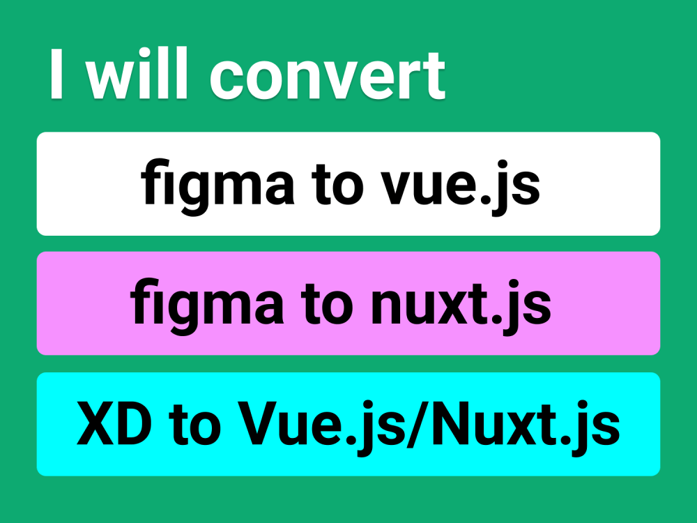 Figma Design Converted to Vue.js/Nuxt.js App | Upwork