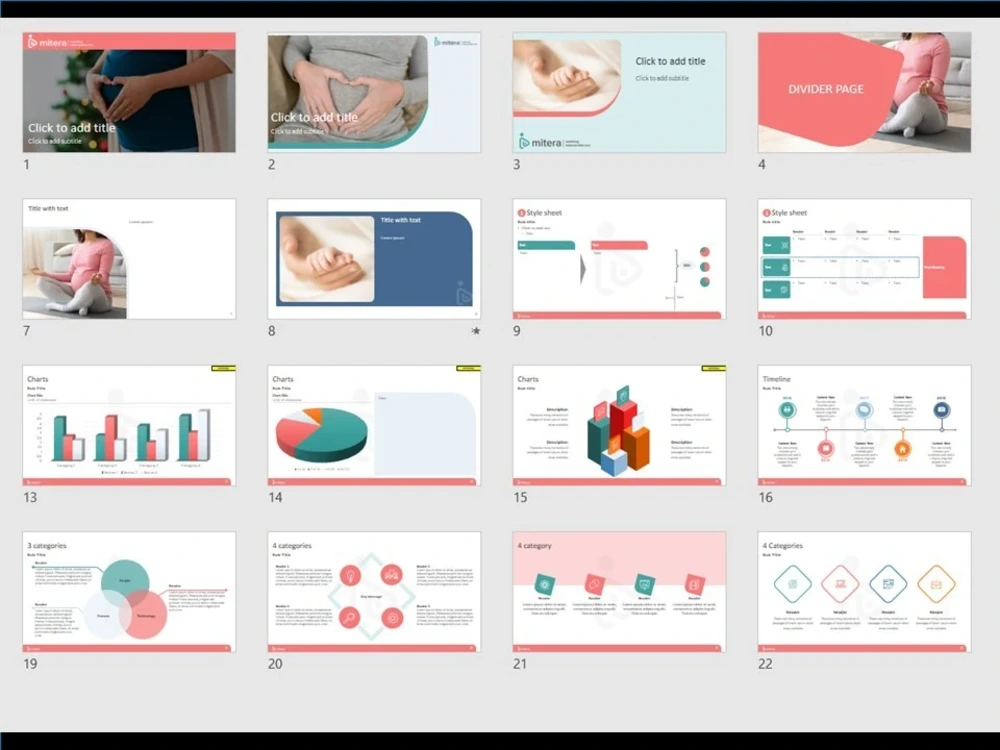 PowerPoint template design - Custom designed and masters fixed | Upwork