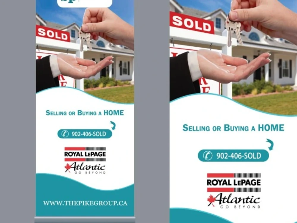 An eye-catching roll-up or exhibition banner | Upwork