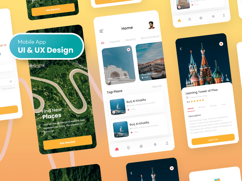 Mobile app UI and UX design for iOS and Android | Upwork
