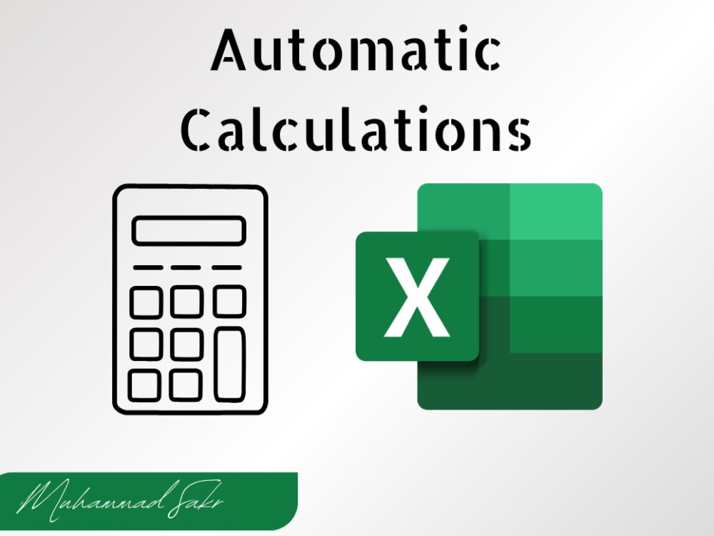 Fully Automated Calculations using Excel Formulas | Upwork