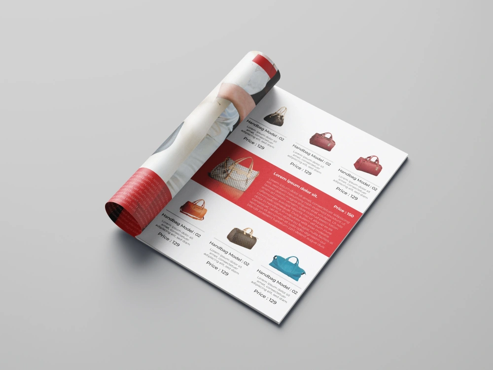 Product catalog, line sheet, sales or sell sheet, booklet, magazine ...