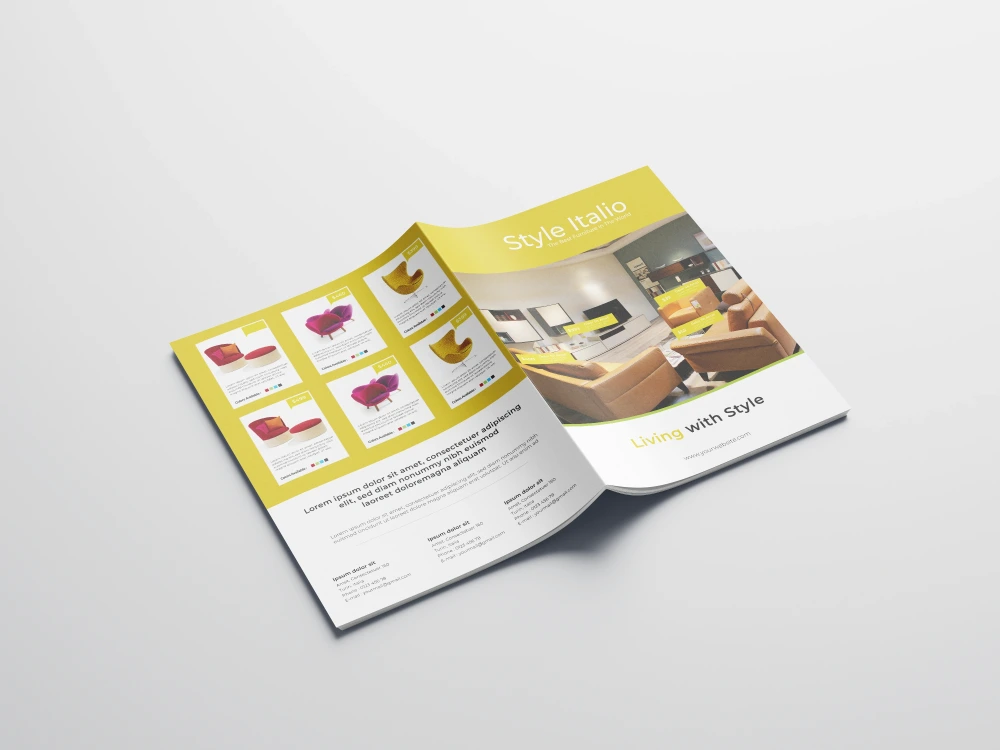 Product catalog, line sheet, sales or sell sheet, booklet, magazine ...