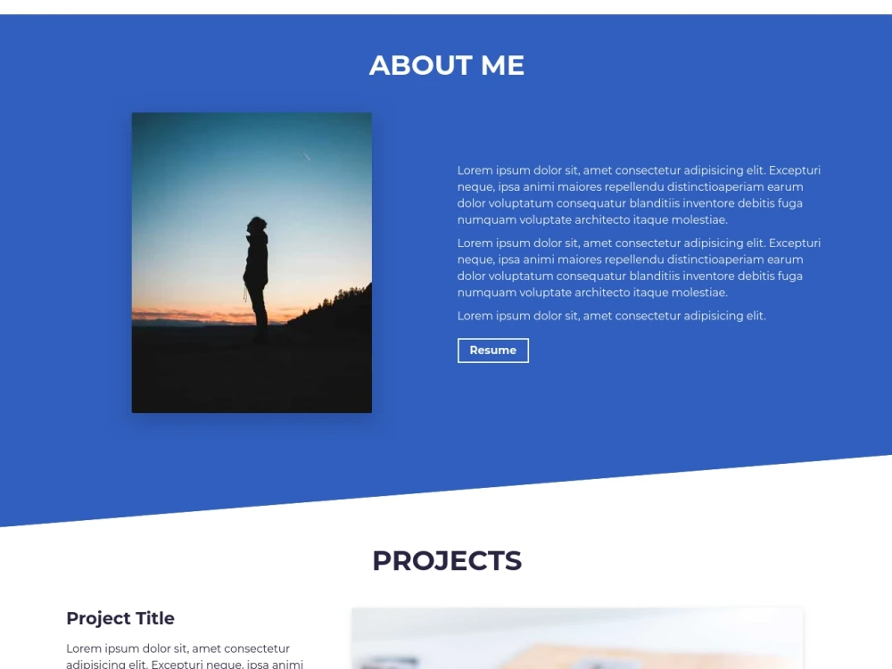 A beautiful minimalist personal portfolio website | Upwork