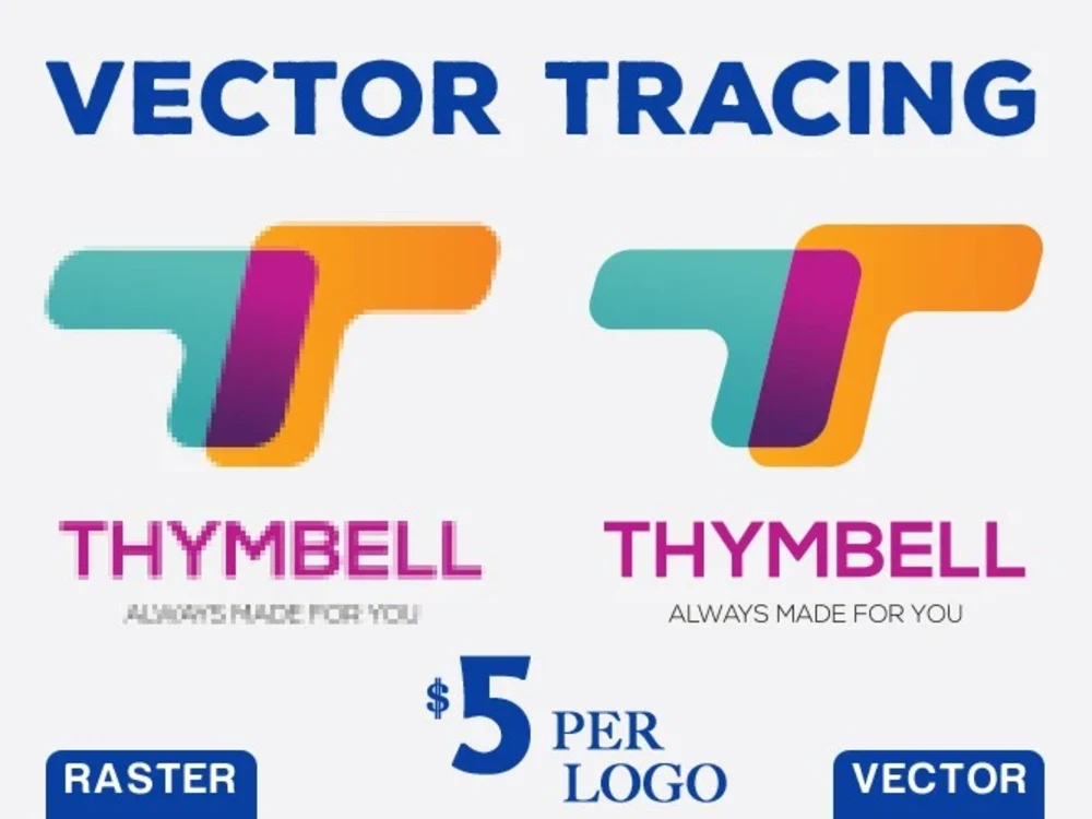 Your existing logo in vector | Upwork