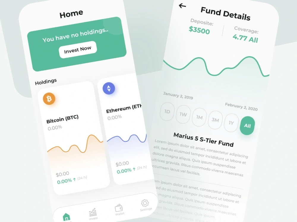 A beautiful Mobile and Web App UI design | Upwork